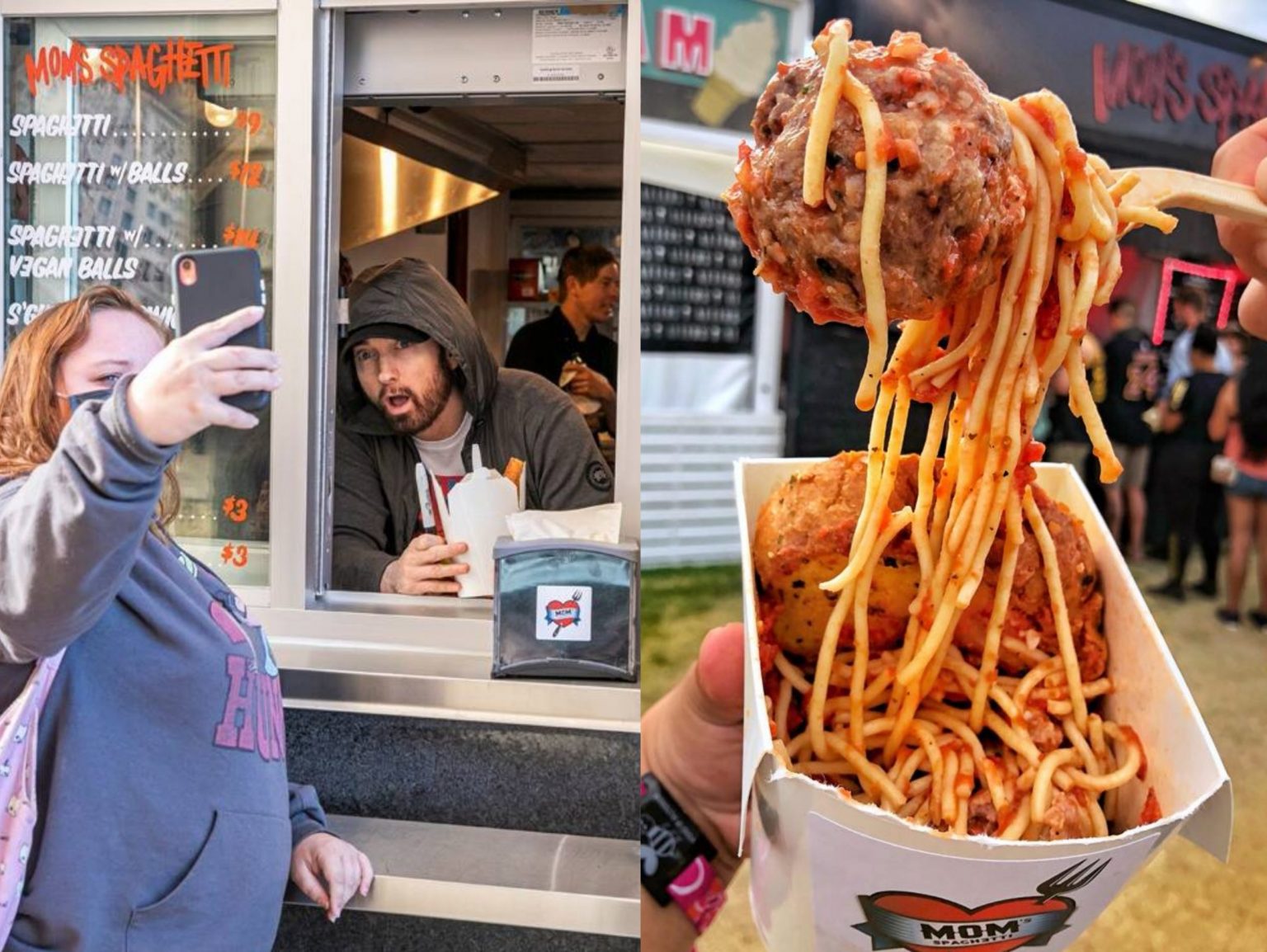 Rapper Eminem Opens Mom’s Spaghetti Restaurant Inspired By His Iconic ...